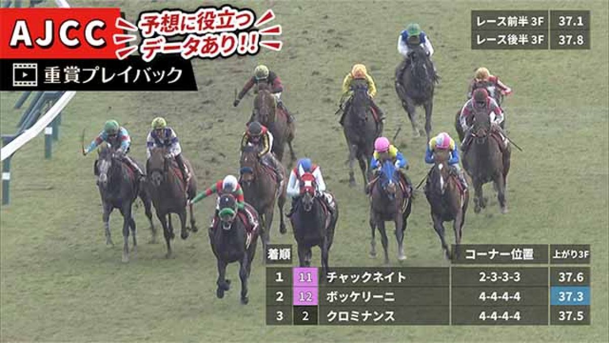 【AJCC 2025】過去5年のレース映像・傾向 | 競馬動画 - netkeiba